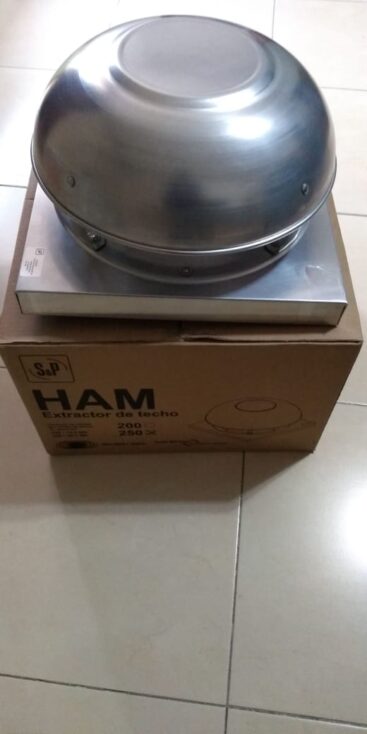 Extractor de aire para techo tipo hongo modelo HAM 250 - Extractores de ...