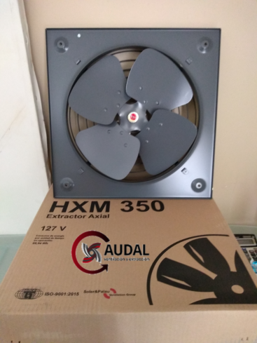 Extractor de aire para muro pared axial modelo HXM 350 - Extractores de ...