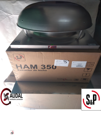 Extractor de aire para techo tipo hongo modelo HAM 350 - Extractores de ...